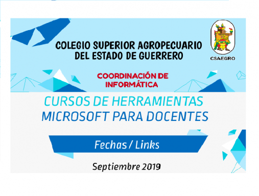 Cursos de Herramienta Microsoft para Docentes | CSAEGRO Cursos de Herramienta Microsoft para Docentes | CSAEGRO